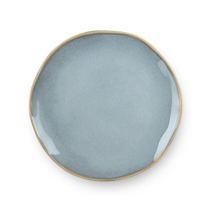 Service de vaisselle 18 pièces en Grès Bleu Egée | Maisons du Monde