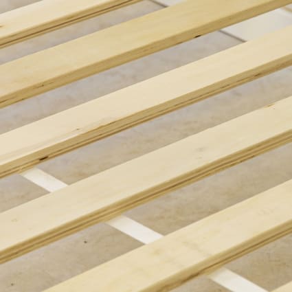 Lit triple blanc avec sommiers et freins 75x206x97cm Lea | Maisons du Monde