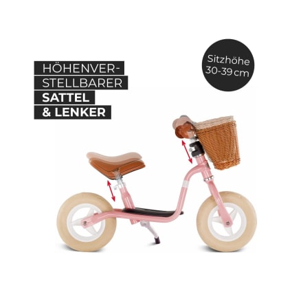 Draisienne rose avec béquille dès 2 ans | Maisons du Monde