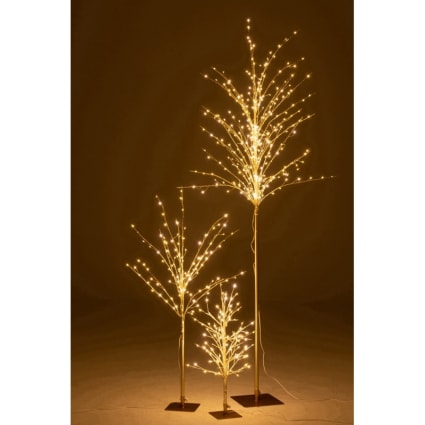 Arbre dénudé en métal doré 51x51x99 cm | Maisons du Monde