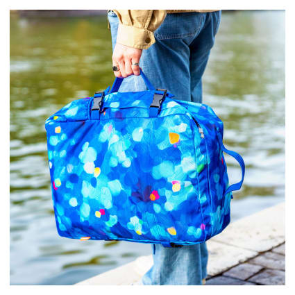 Zaino da cabina 27 litri blu poliestere 34 x 16 x 50 cm | Maisons du Monde