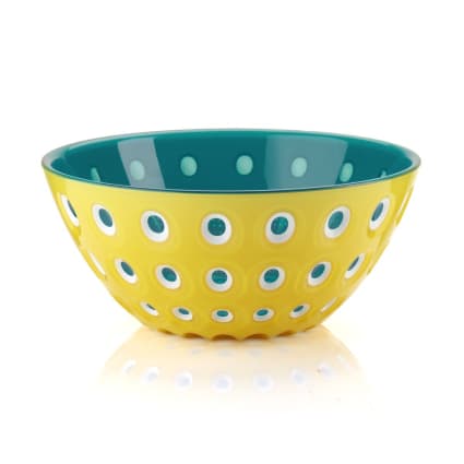 Saladier en acrylique jaune et bleu 25 cm Le murrine | Maisons du Monde