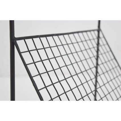 Beistelltisch aus Metall, 47x36x29 cm, Schwarz | Maisons du Monde