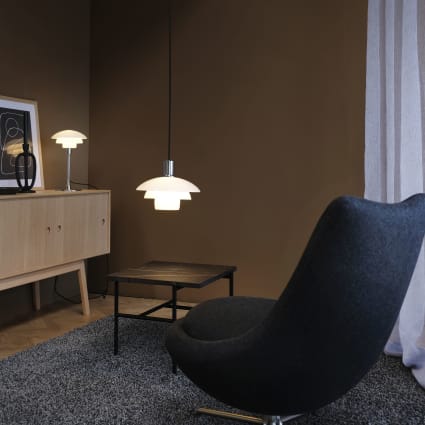 Lampe à poser en opale blanc Morph | Maisons du Monde