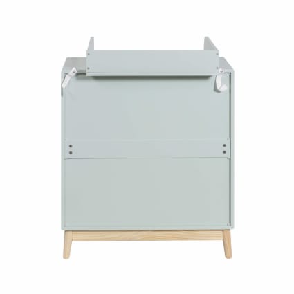Commode avec table à langer et 3 tiroirs vert | Maisons du Monde