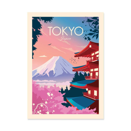 Affiche 30x40 cm - Tokyo Version 2 - Studio Inception Studio inception ...