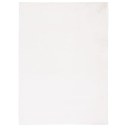 Tapis Polyester Off White 183 X 274 cm Faux rabbit fur | Maisons du Monde