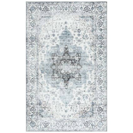 Teppich Polyester Marfil und Azul 183 X 274 cm Arizona | Maisons du Monde