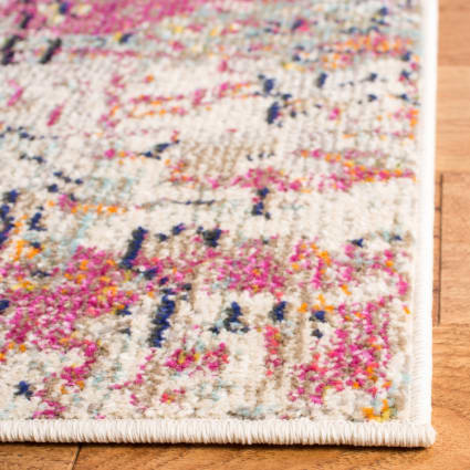 Alfombra gris/rosa/multicolore 183 x 274 cm Madison | Maisons du Monde