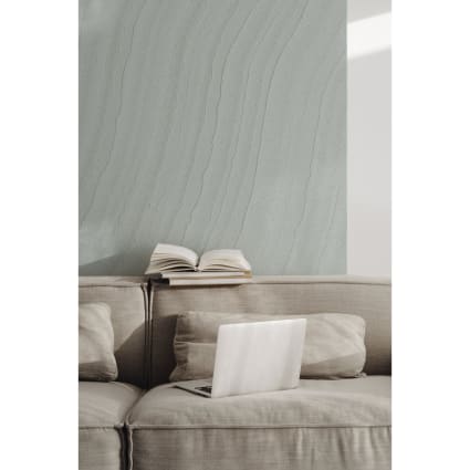 Panorama-Vliestapete Material-Effekt, Himmelblau 225 x 250cm Alice ...