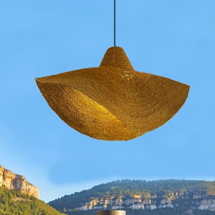 Lámpara colgante de red Beige D93CM Kleia | Maisons du Monde