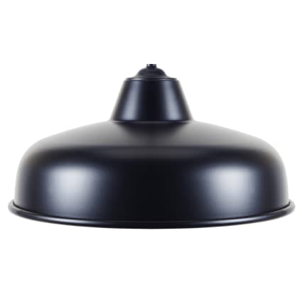 Sospensione metallo ; Alt.75cm nero ;Paralume: nero Trog roulé ...