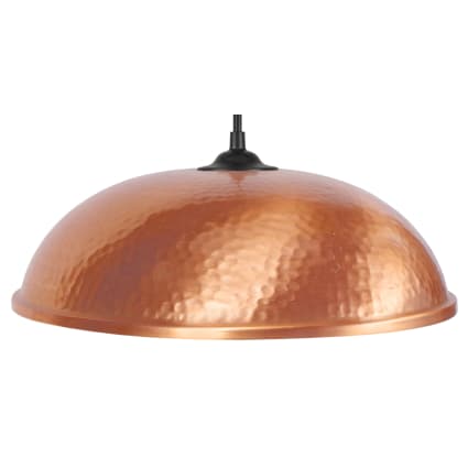 Suspension métal H70cm cuivre ;Abat-jour: cuivre Jaipur | Maisons du Monde