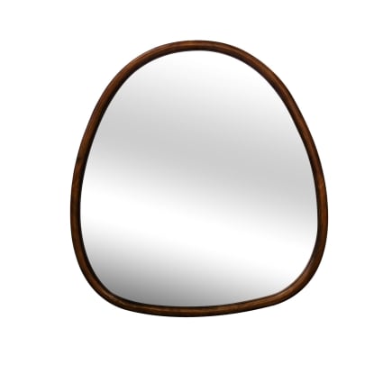 Espejo de madera de abeto decorativo de pared, 75cm, madera de nogal ...