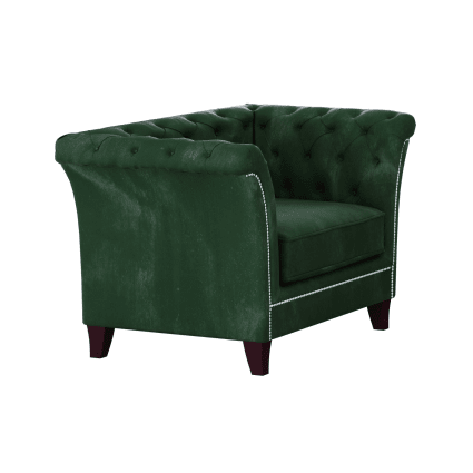 Chesterfield Sessel Grun