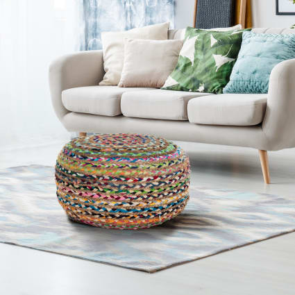 Pouf 100% jute Ø45 H45 Susan | Maisons du Monde
