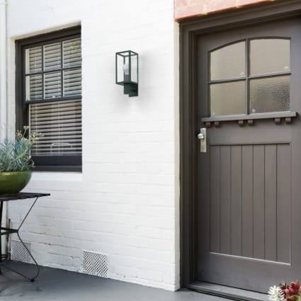Aplique exterior aluminio transparente 12x18x29 cm Pristol | Maisons du ...