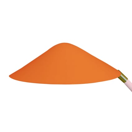 Lampe bureau metal Alt.35cm multicoldorado Pantalla: orange Ulrika ...