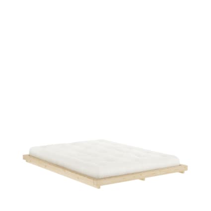 Lit futon DOCK en pin massif, style japonais naturel 140x200 Dock ...