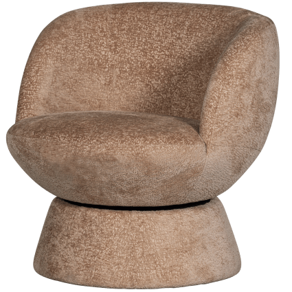 Shuffle Fauteuil Pivotant Naturel Woood | Maisons du Monde