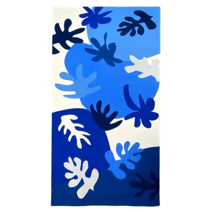 Telo mare in microfibra Coralina 90x170 250g/m² blu | Maisons du Monde