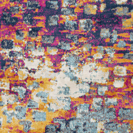 Alfombra Abstracta Moderna Multicolore/Amarillo 160x215 Amaya | Maisons ...