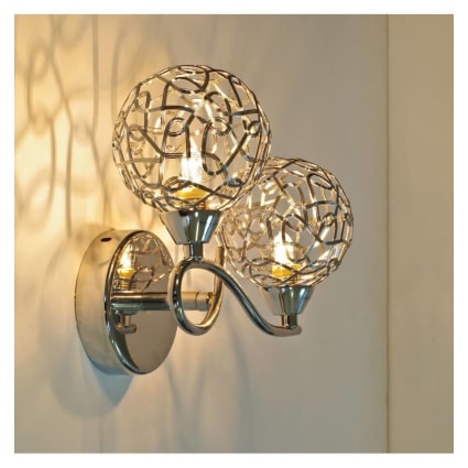 Applique en métal et aluminium Argenté / Chromé 25 cm Aphyse | Maisons ...