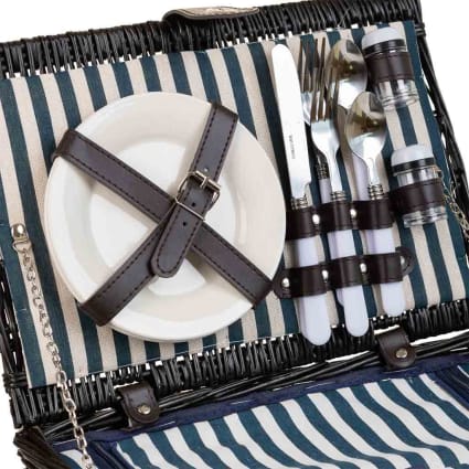 Cestino pic-nic blu 38x26x19h Jardin picnic | Maisons du Monde