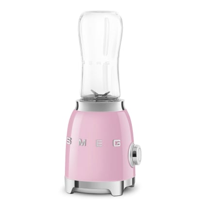 Mini blender vintage rose + 1 bouteille Smeg Années 50 | Maisons du Monde