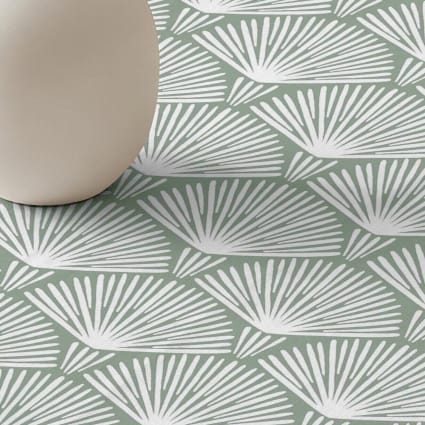 Runde Fleckschutz-Tischdecke aus 100 % Baumwolle Blau 120 cm Asena 4 ...