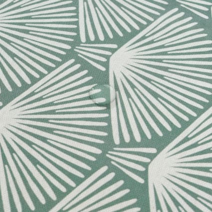 Runde Fleckschutz-Tischdecke aus 100 % Baumwolle Blau 120 cm Asena 4 ...