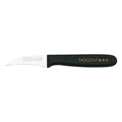 Couteau d'office bec d'oiseau 6 cm Classic noir en acier inoxydable ...
