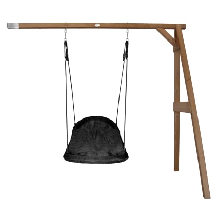 Altalena da giardino a nido, legno FSC, nero Roxy | Maisons du Monde
