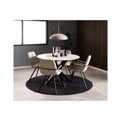 Table ronde en céramique L119 4 personnes Neiva | Maisons du Monde