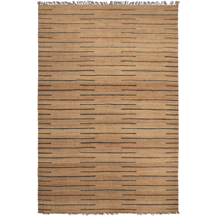 Tappeto in iuta tessuto a mano modello semplice, marronee 160x230 ...