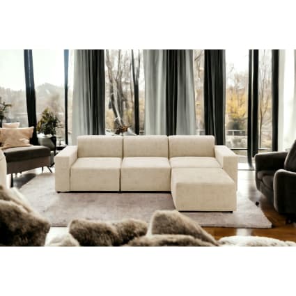 Sofa diseño modular monica beige hanoi 285x105x95 Monica | Maisons du Monde