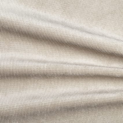Divano 3 posti velluto a coste beige 205 cm Myra | Maisons du Monde
