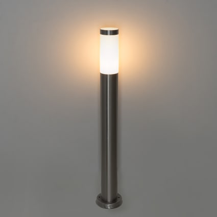 Lámpara de poste acero opalino 80 cm IP44 Rox | Maisons du Monde