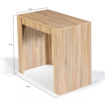 Table console extensible en bois - 1,40 m Belli | Maisons du Monde