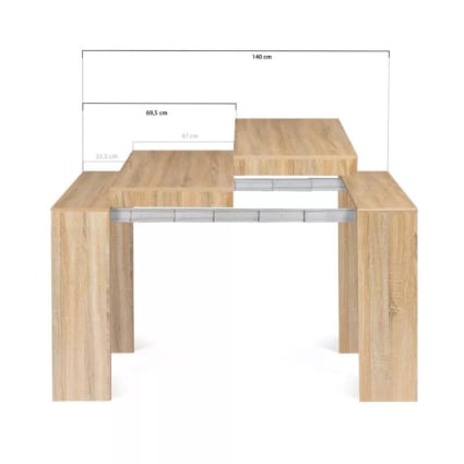 Table console extensible en bois - 1,40 m Belli | Maisons du Monde