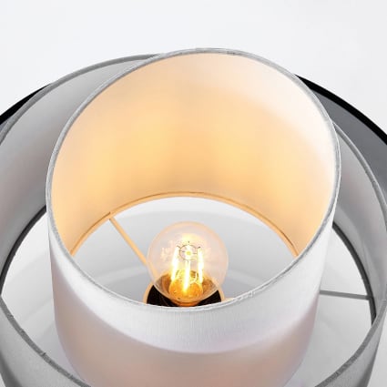 Deckenlampe aus Textil, grau Coria | Maisons du Monde