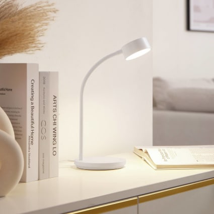Lampe à poser en Métal Blanc Maori | Maisons du Monde