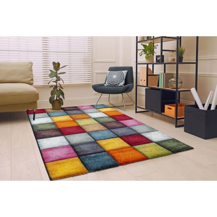 Moderner eleganter Teppich, Bunt, 80 x 150 cm Monde deluxe | Maisons du ...