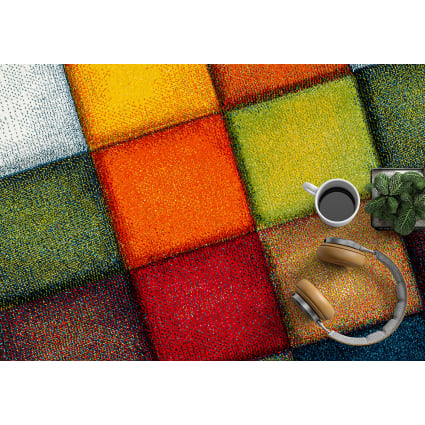 Moderner eleganter Teppich, Bunt, 80 x 150 cm Monde deluxe | Maisons du ...