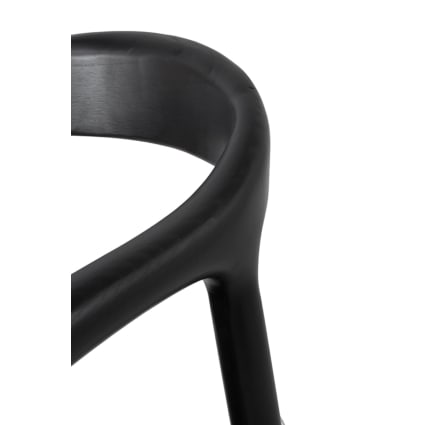 Set di 4 poltrone nere in frassino con seduta intrecciata | Maisons du ...