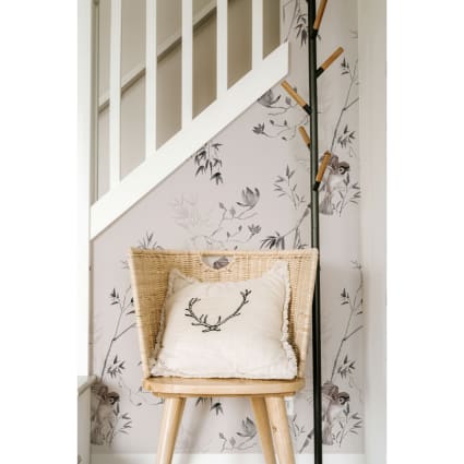 Carta da parati panoramica Passeri giapponesi, Beige 525 x 2 Jessica le ...