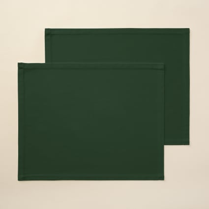 Lot de 2 sets de table verts 50x40 cm Christmas | Maisons du Monde