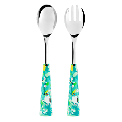 Couverts à servir bleu clair alliage de zinc 27 x 0 x 5 cm Banquet ...