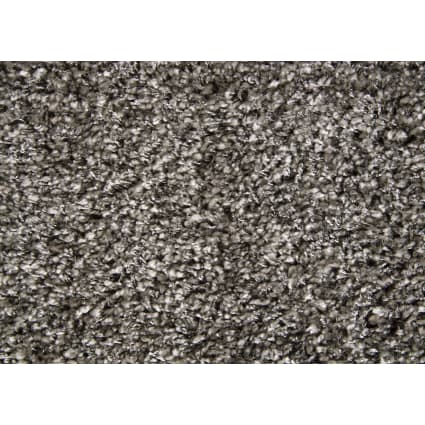 Hochflor-Teppich extra flauschig aus Synthetik 240x340, Grau meliert ...