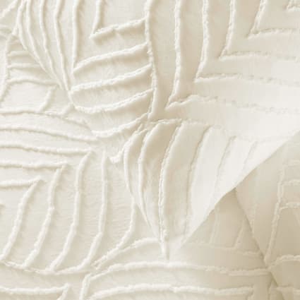 Parure de lit heltie ivoire 240x220 cm | Maisons du Monde